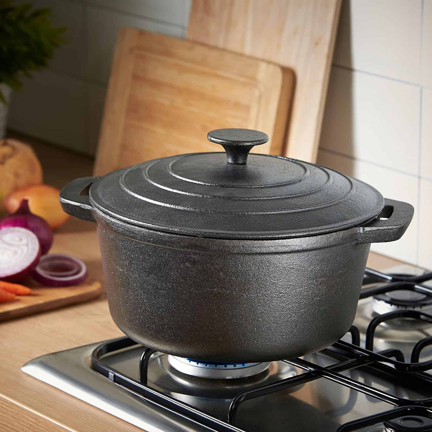 Las mejores ollas de hierro fundido esmaltadas [top del mercado ]